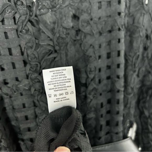 AKIRA | Tops | Akira Avant Garde Black Tulle Lace Zip Overlay Duster ...